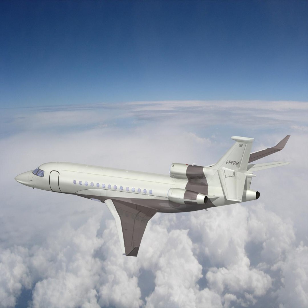 Dassault Falcon 7x Private 3d 3ds