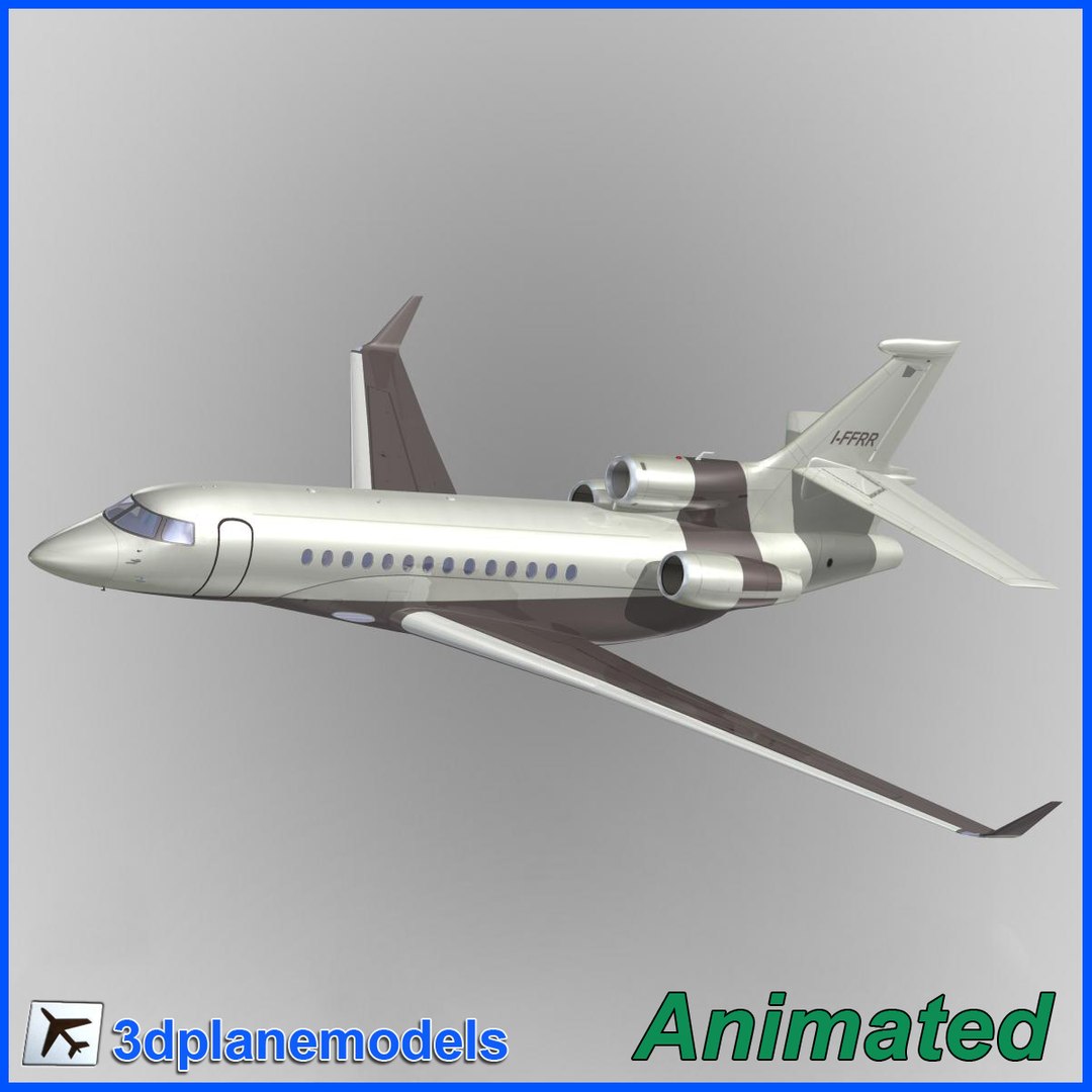 Dassault Falcon 7x Private 3d 3ds