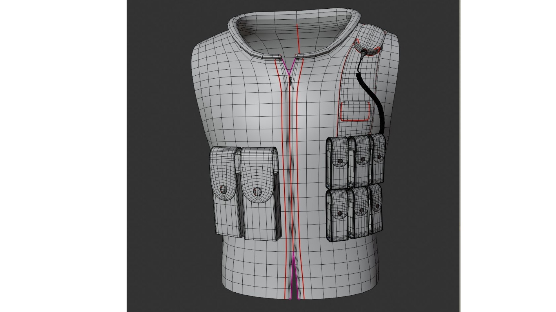3D police vest rigged model - TurboSquid 1667692