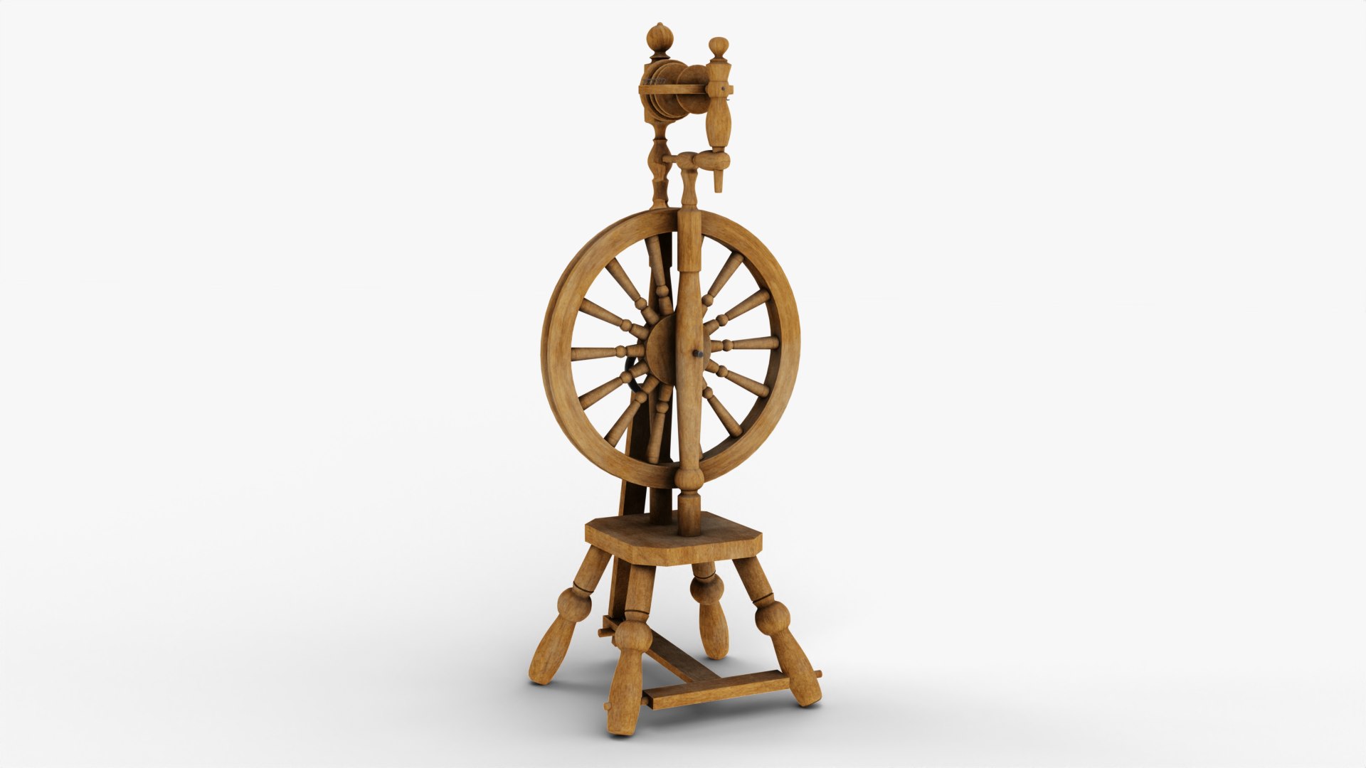 Spinning Wheel model - TurboSquid 2055505
