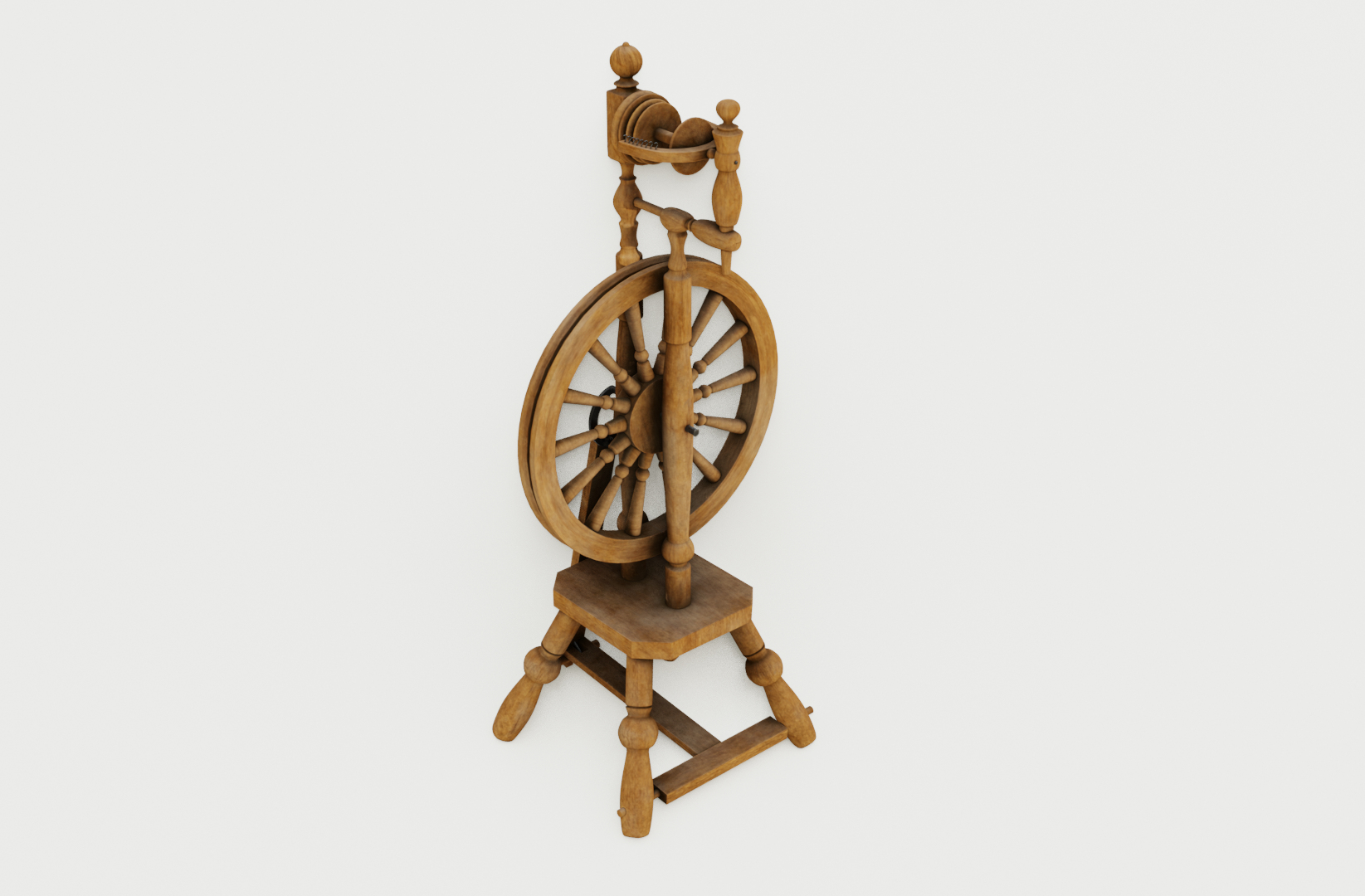 Spinning Wheel model - TurboSquid 2055505