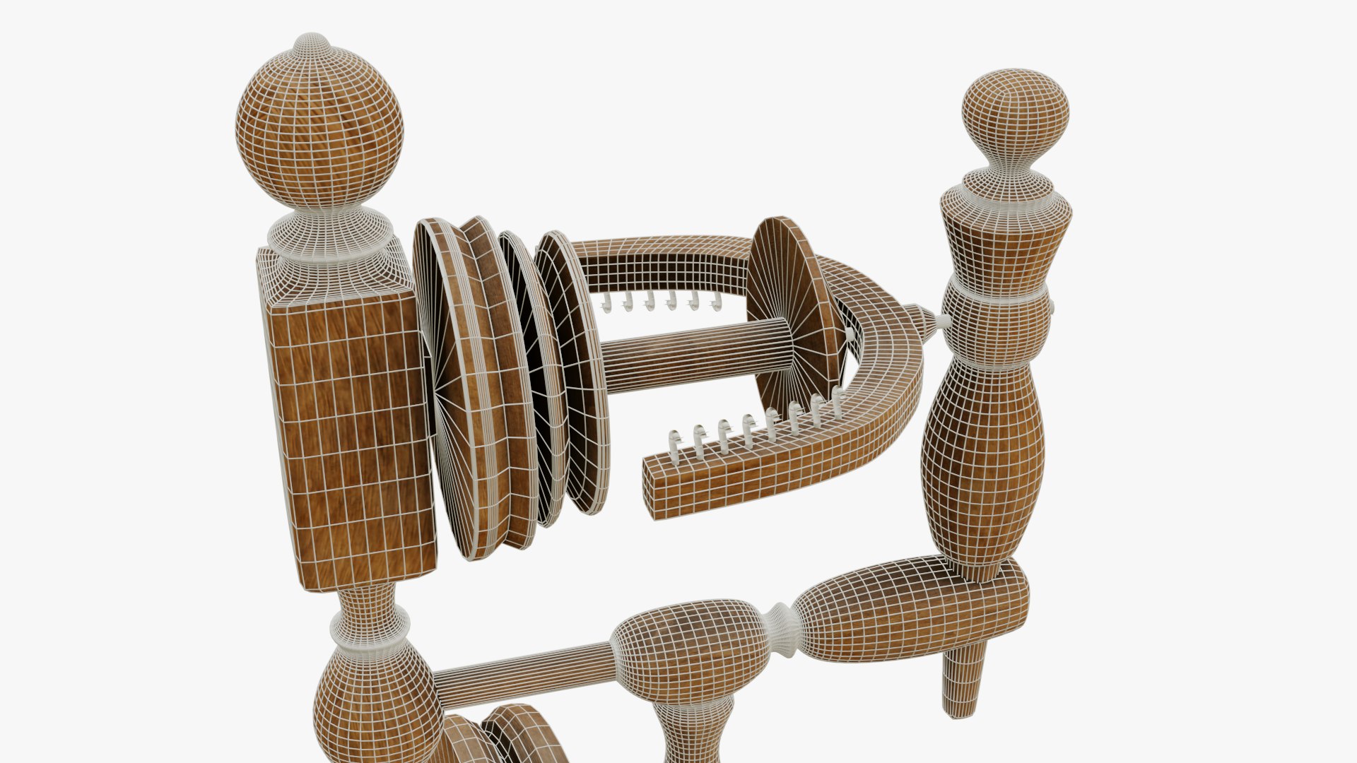 Spinning Wheel model - TurboSquid 2055505