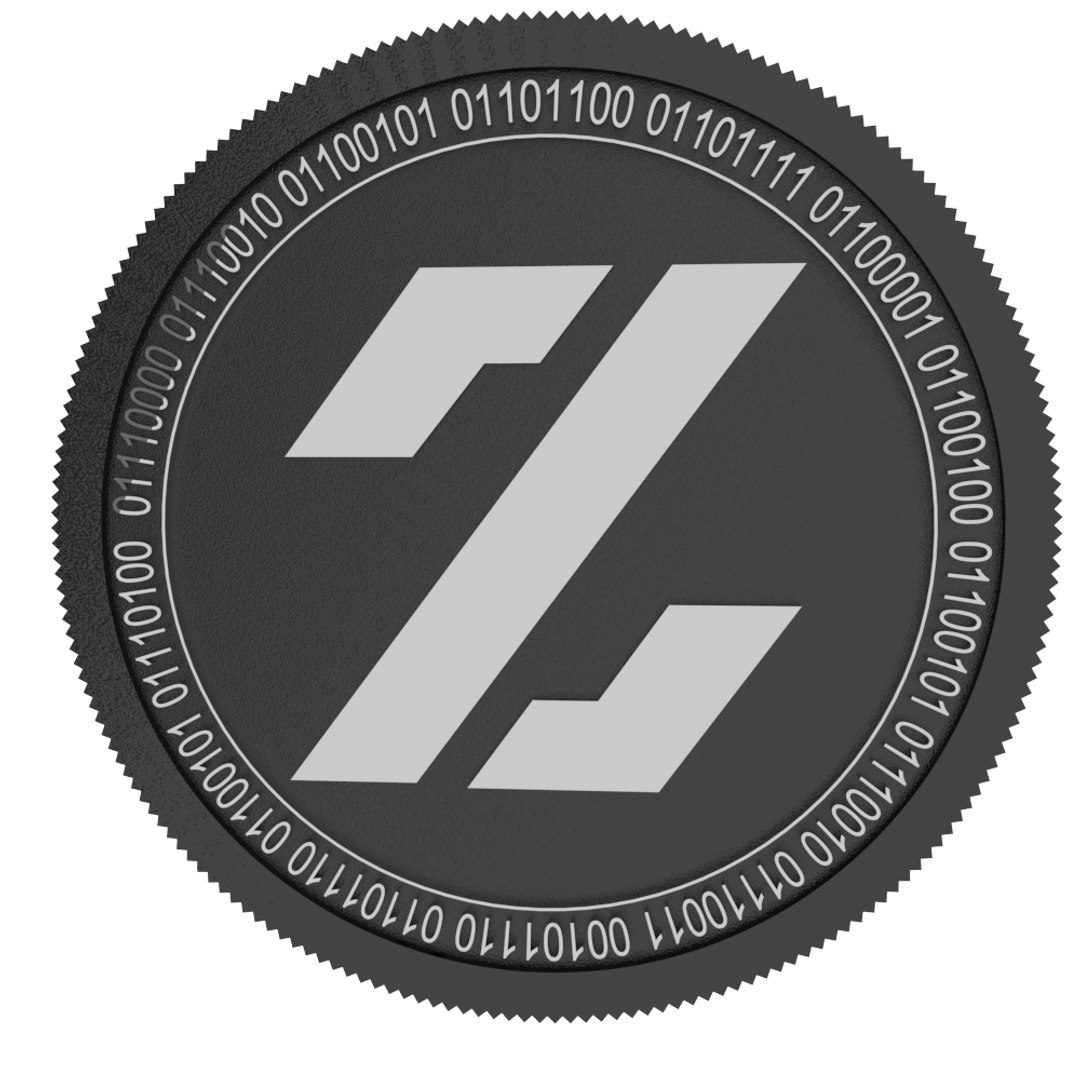3D Zurcoin Black Coin - TurboSquid 1635829