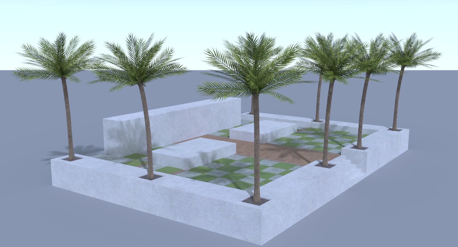 Original Garden 3d Model
