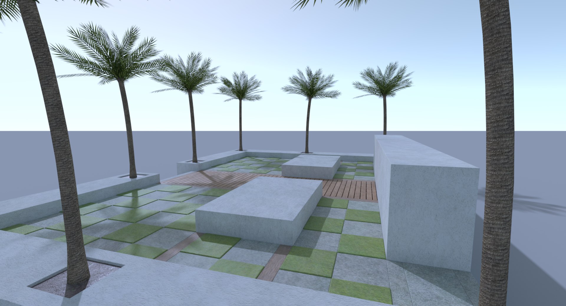 Original Garden 3d Model