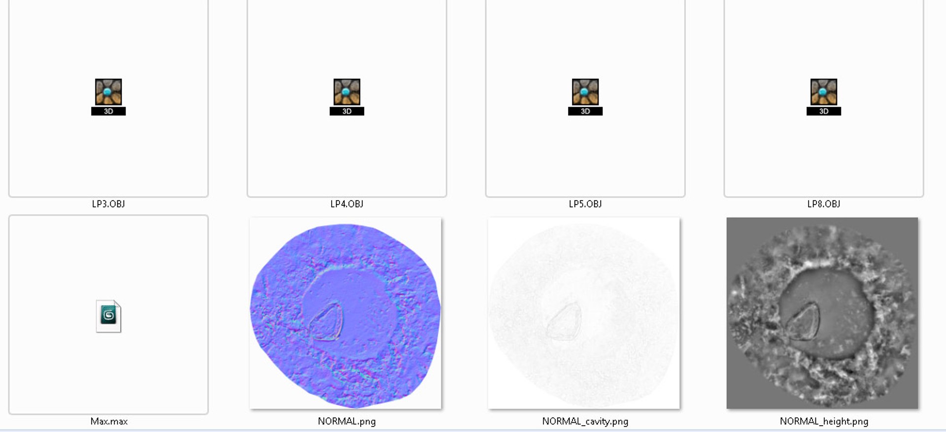 3d Frozen Puddle Hd Model