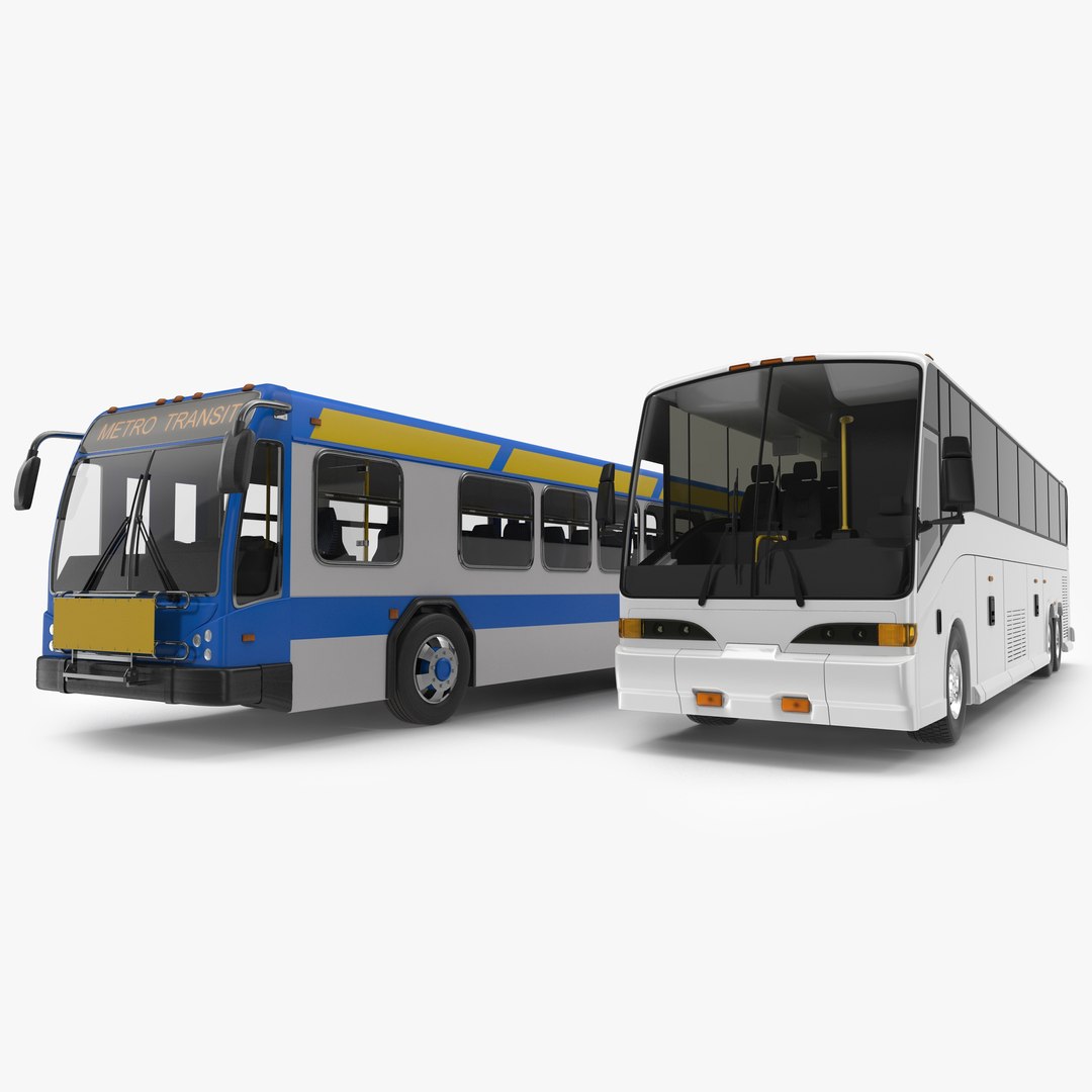 3d buses bus