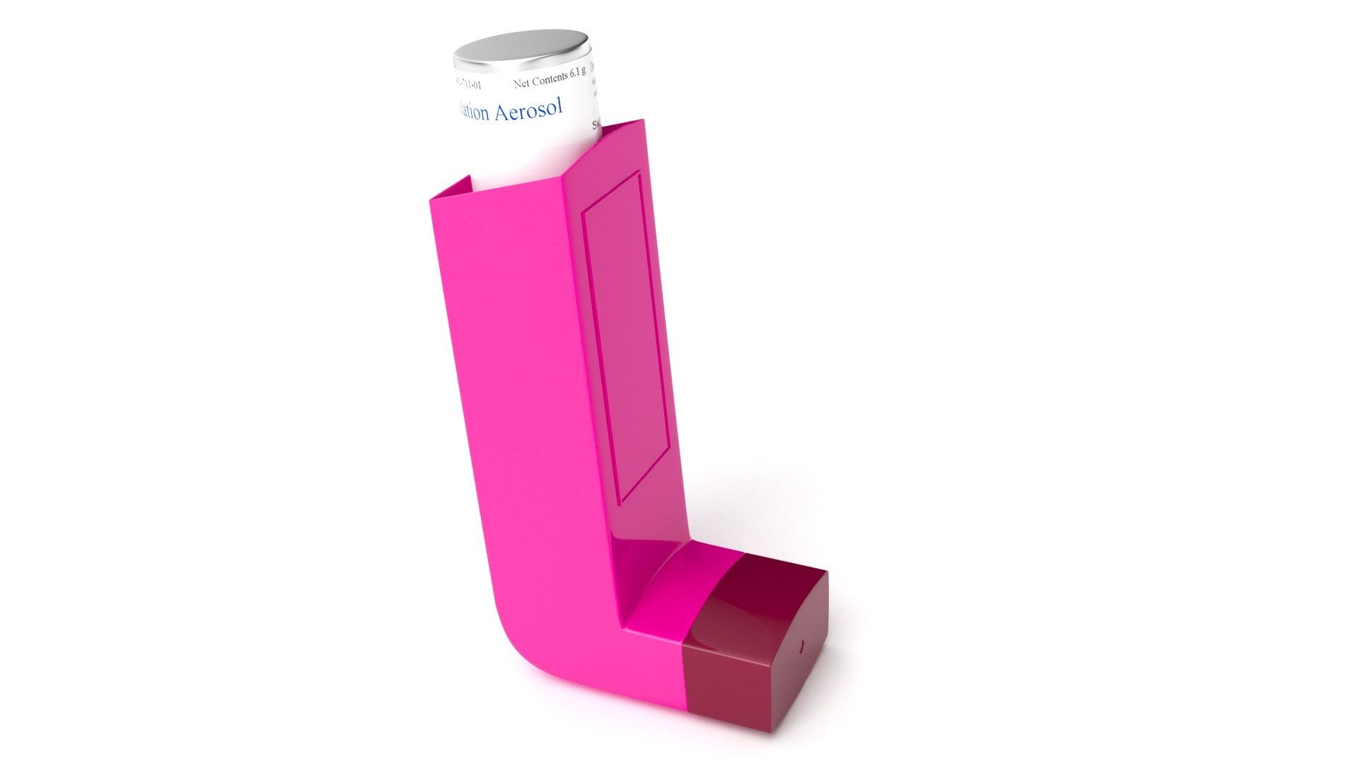 Asthma Inhaler 03 Model - TurboSquid 2223917