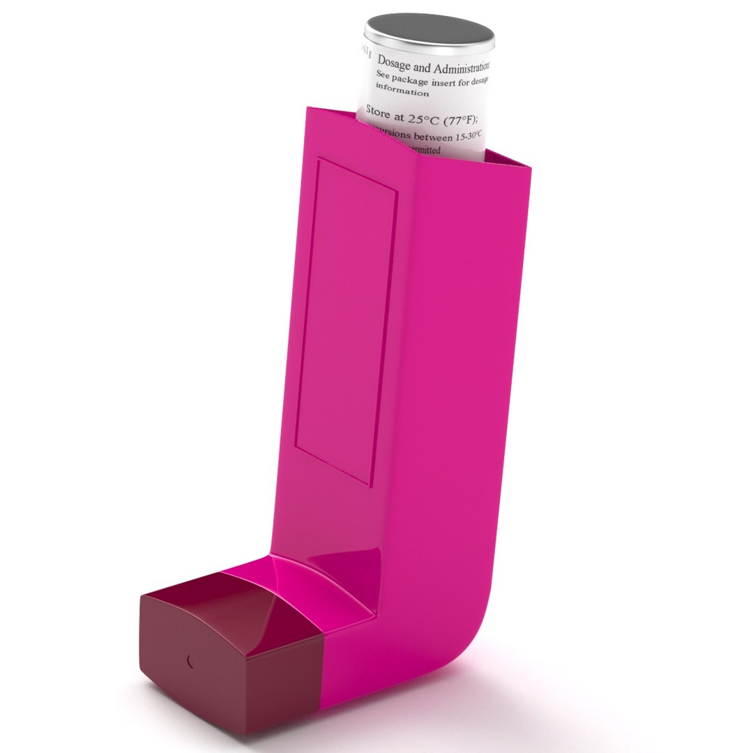 Asthma Inhaler 03 Model - TurboSquid 2223917