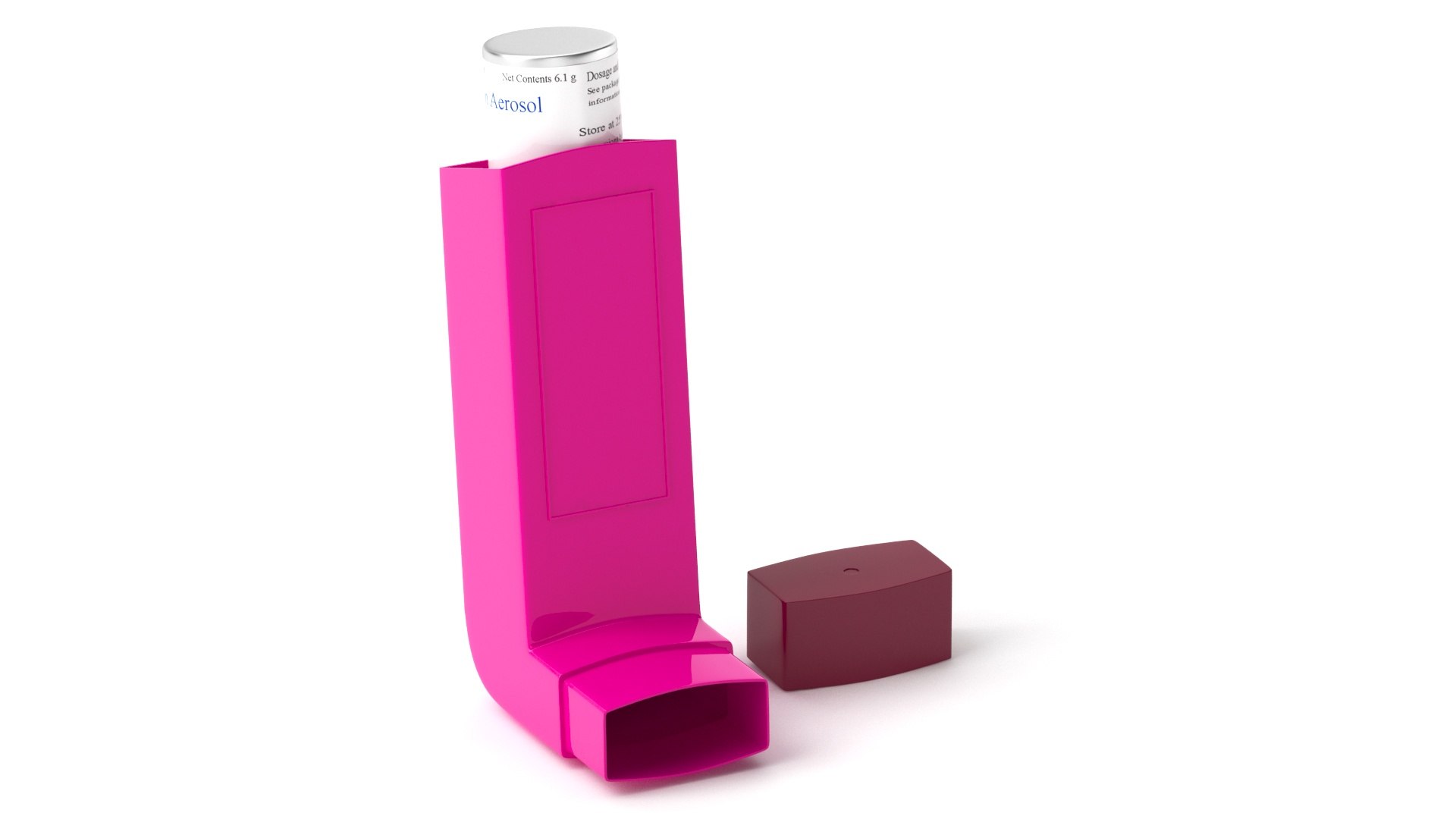 Asthma Inhaler 03 Model - TurboSquid 2223917