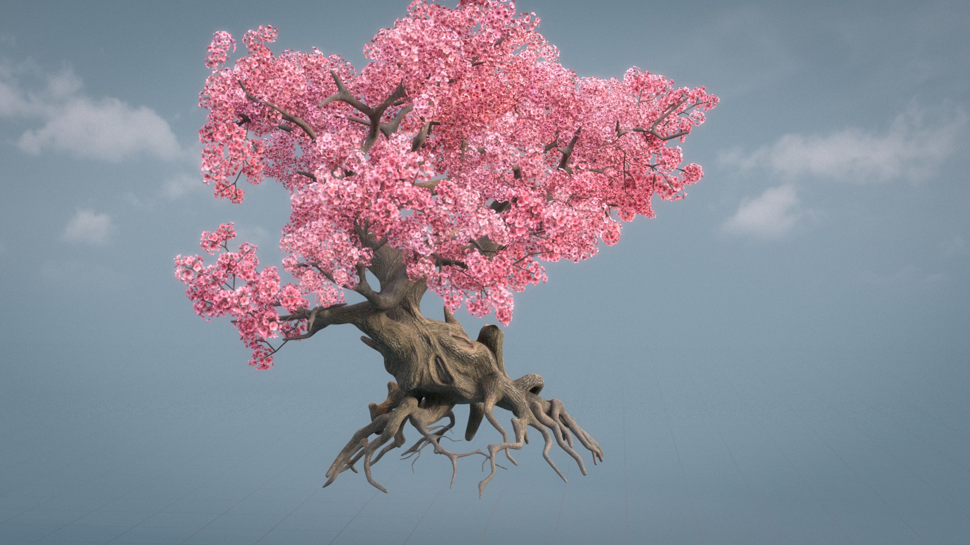 3D Model Cherry Blossoms - TurboSquid 1787823