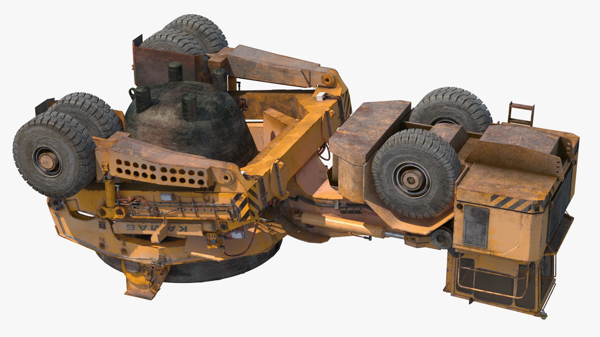 KAMAG Slag Transporter Used Rigged 3D Model - TurboSquid 2180617