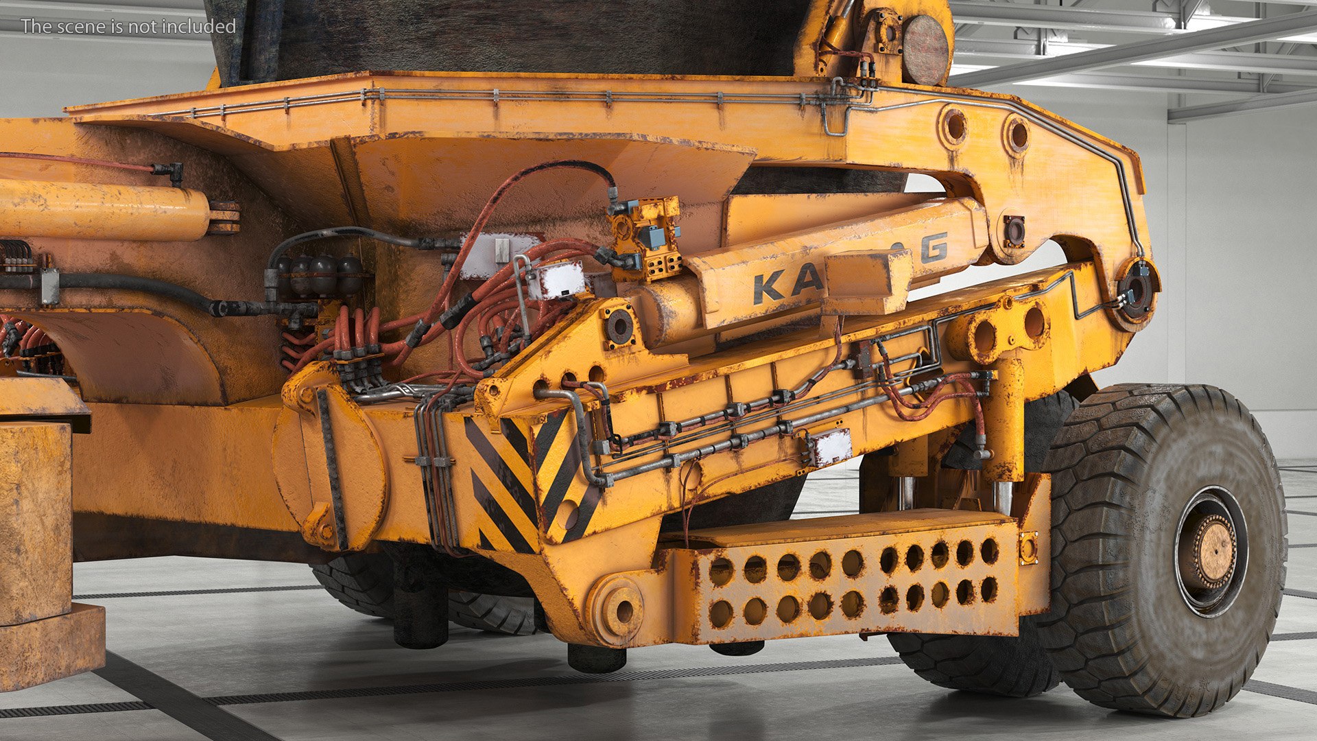 KAMAG Slag Transporter Used Rigged 3D Model - TurboSquid 2180617