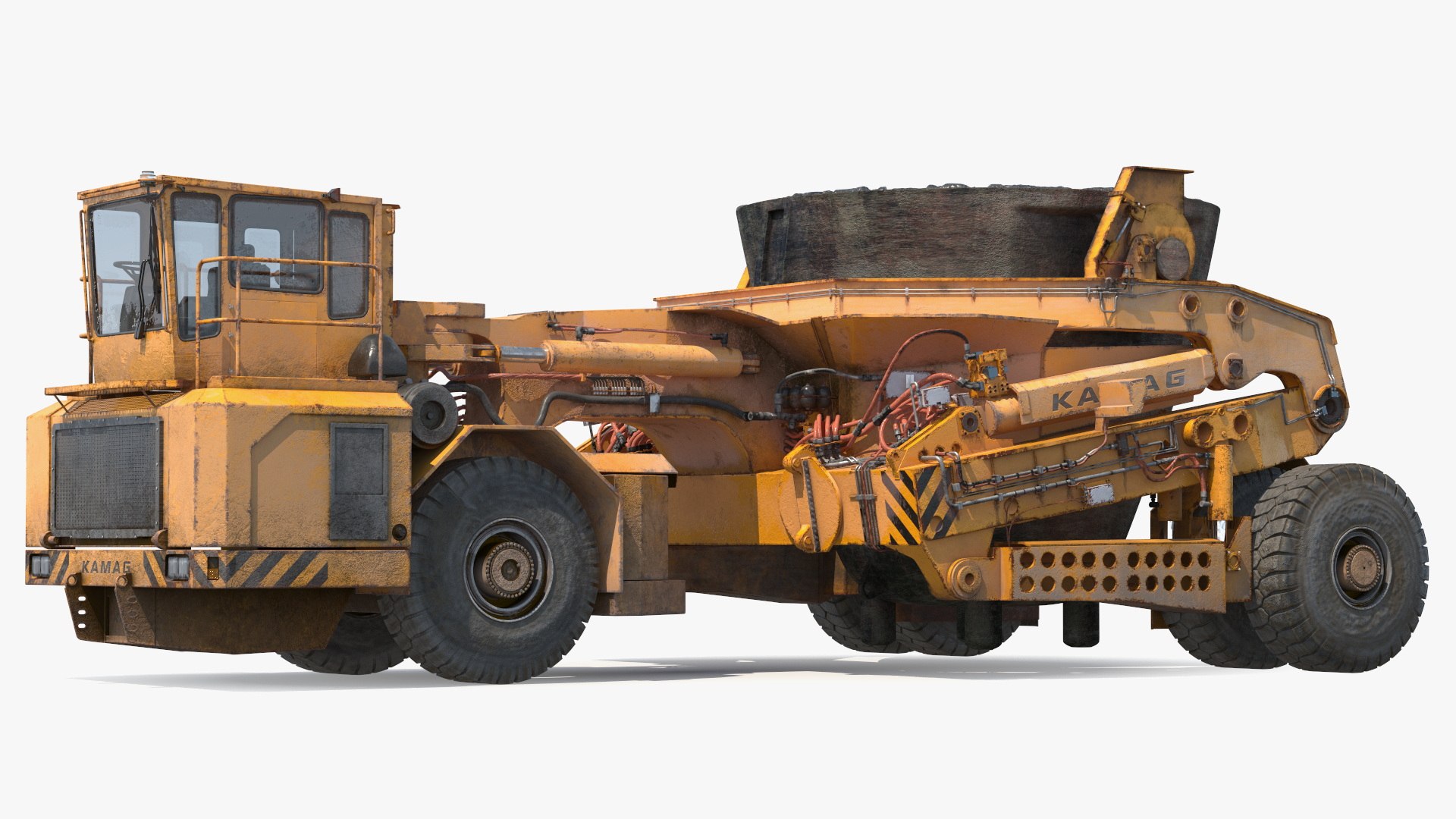 KAMAG Slag Transporter Used Rigged 3D Model - TurboSquid 2180617