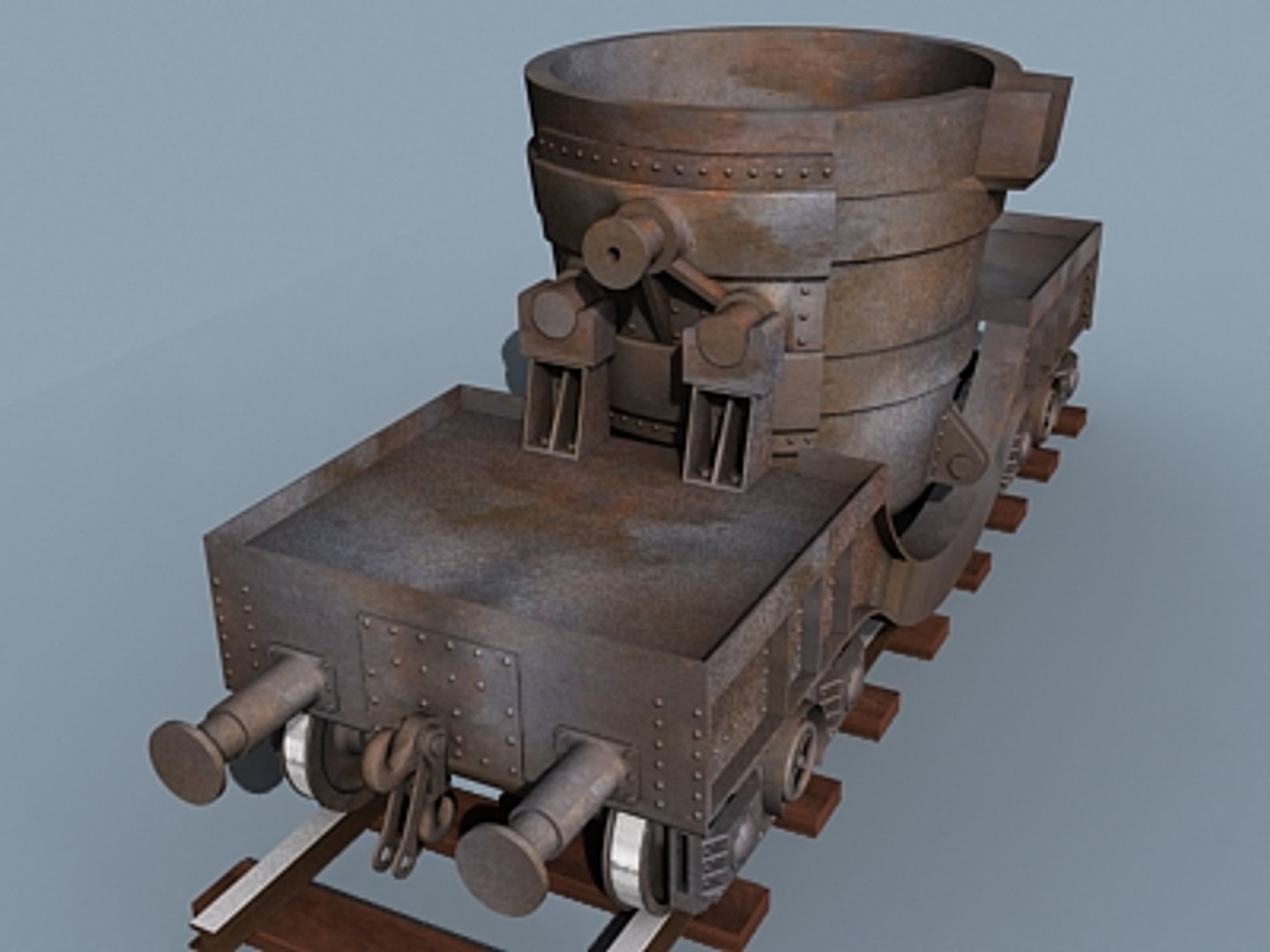 Maya Molten Steel Ladle Car