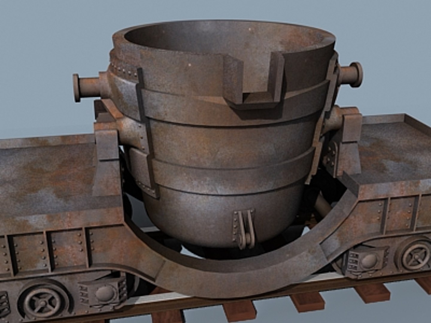 Maya Molten Steel Ladle Car