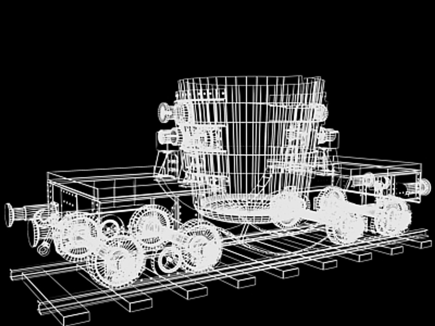 Maya Molten Steel Ladle Car