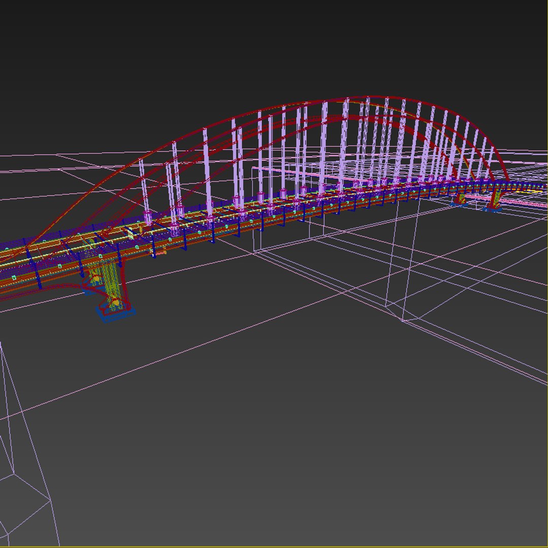 3D Arch Bridge Model - TurboSquid 1337682
