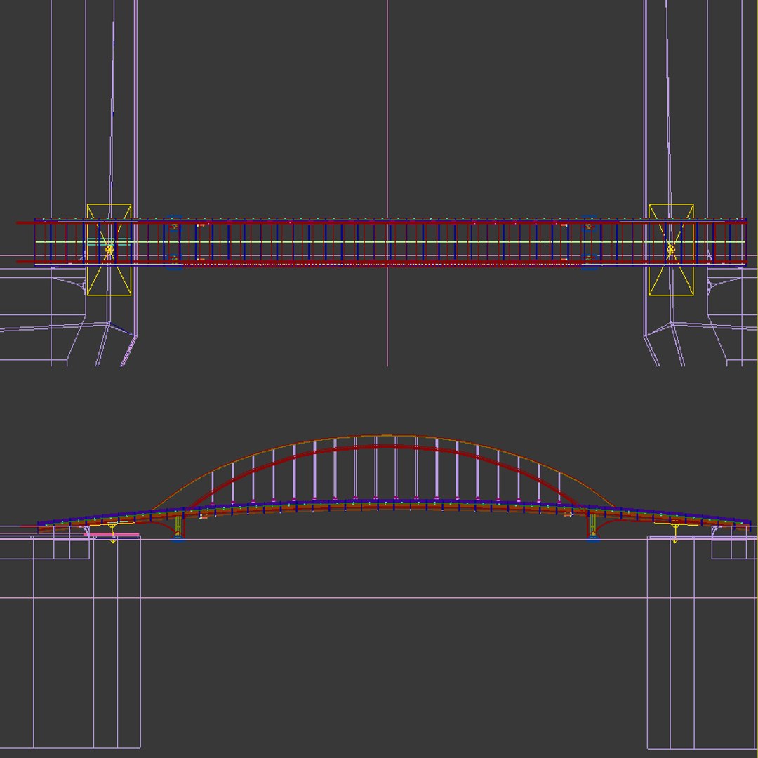 3D Arch Bridge Model - TurboSquid 1337682