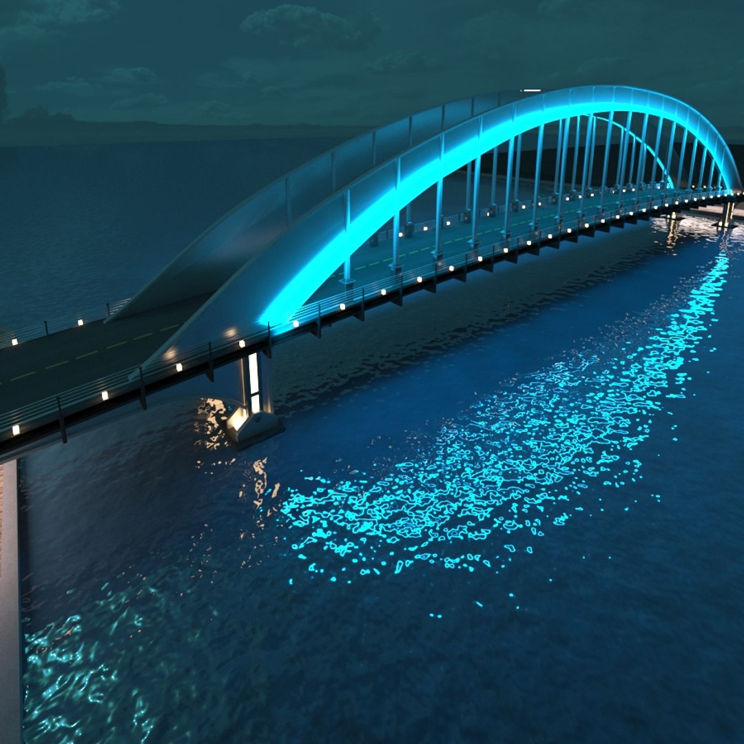 3D Arch Bridge Model - TurboSquid 1337682