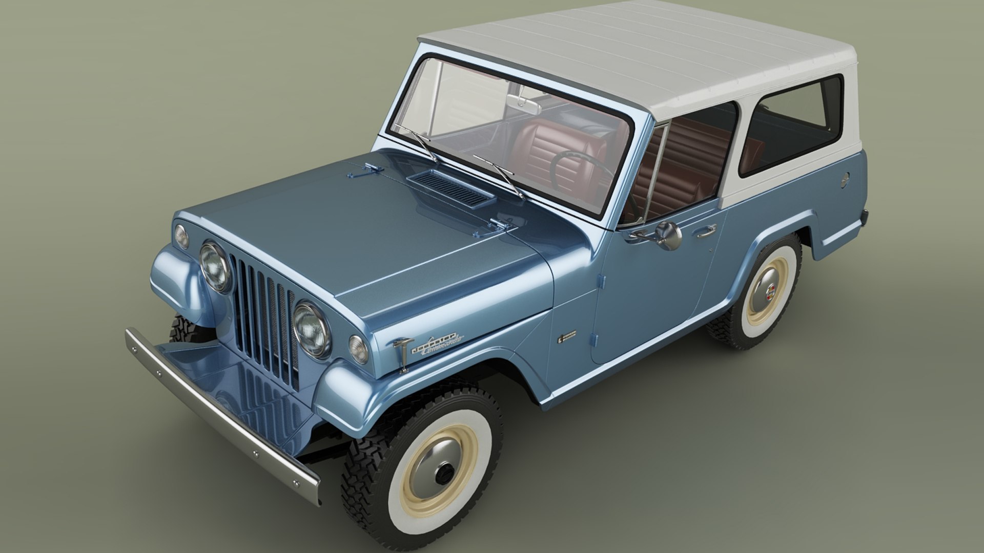 Jeepster Commando C101 Model - TurboSquid 2123482