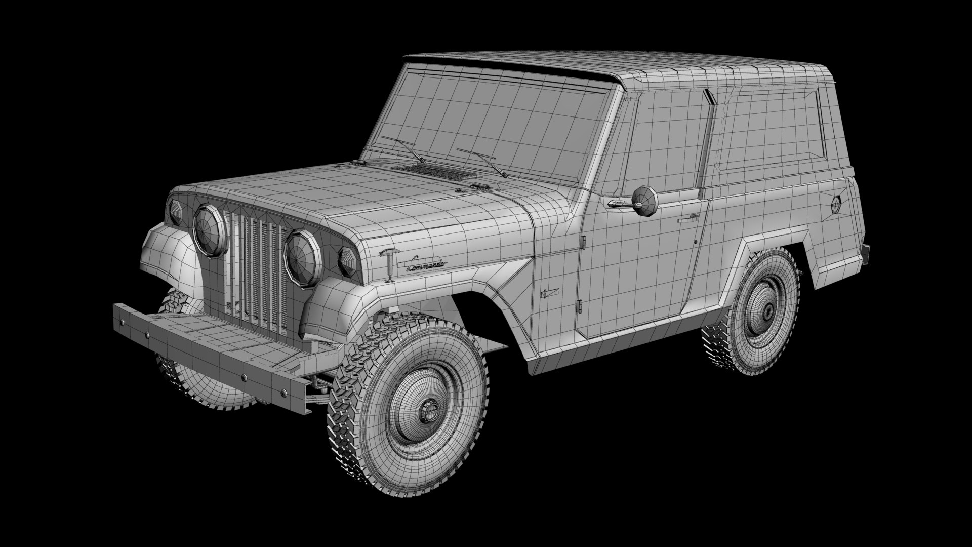 Jeepster Commando C101 Model - TurboSquid 2123482