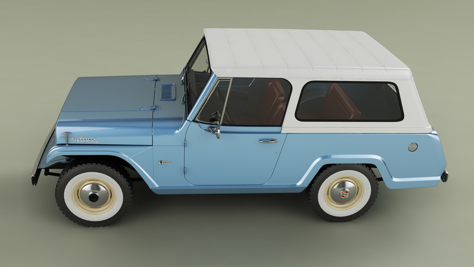 Jeepster Commando C101 Model - TurboSquid 2123482