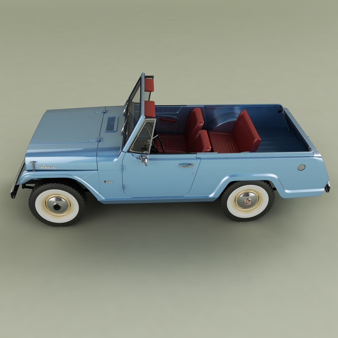 Jeepster Commando C101 Model - TurboSquid 2123482