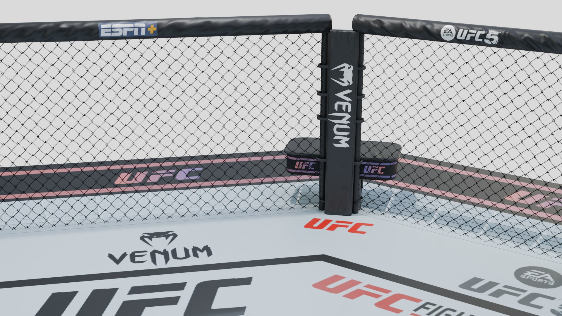 3D UFC Octagon Ring - 3D Model - TurboSquid 2297074