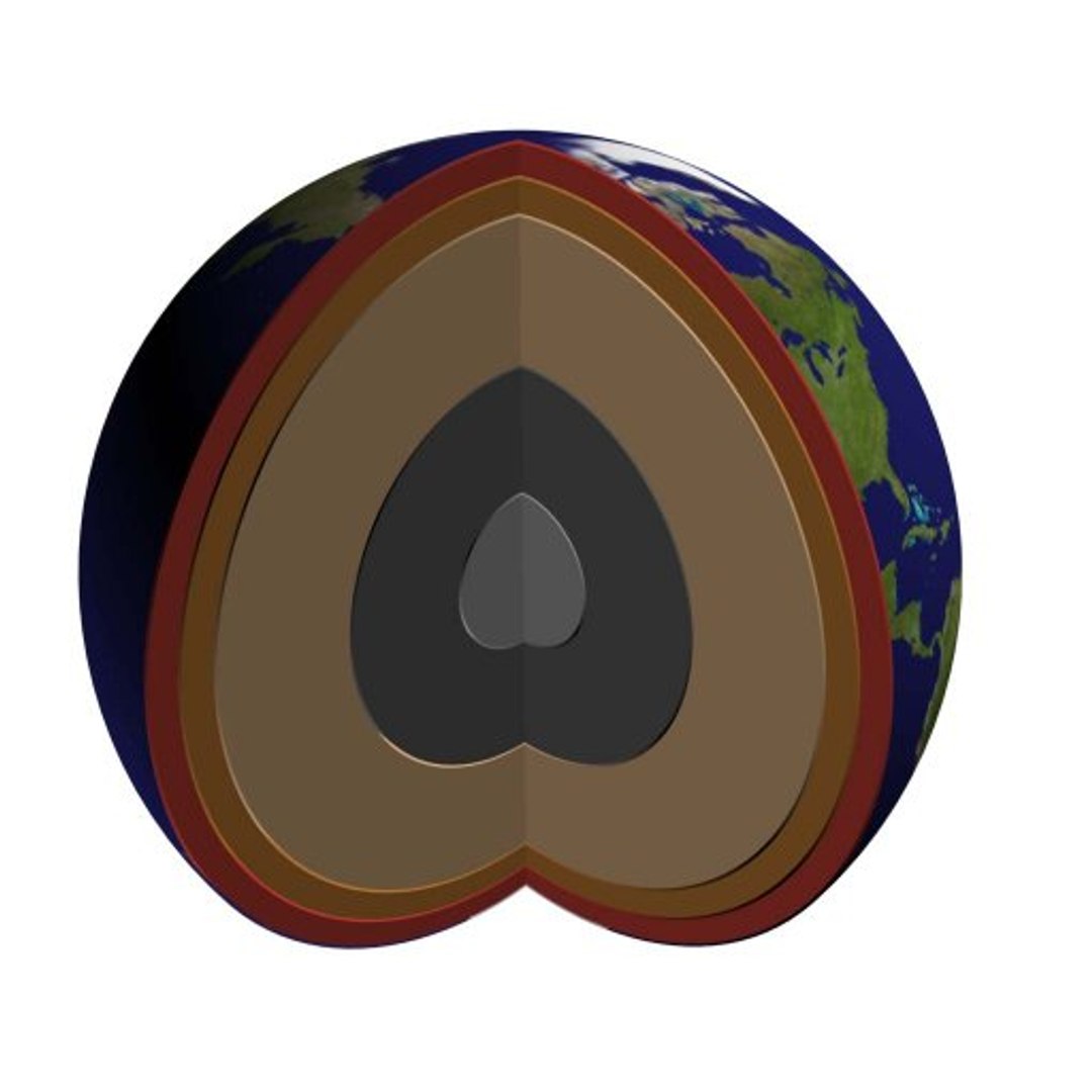 3d 3ds Planet Earth Inner Core