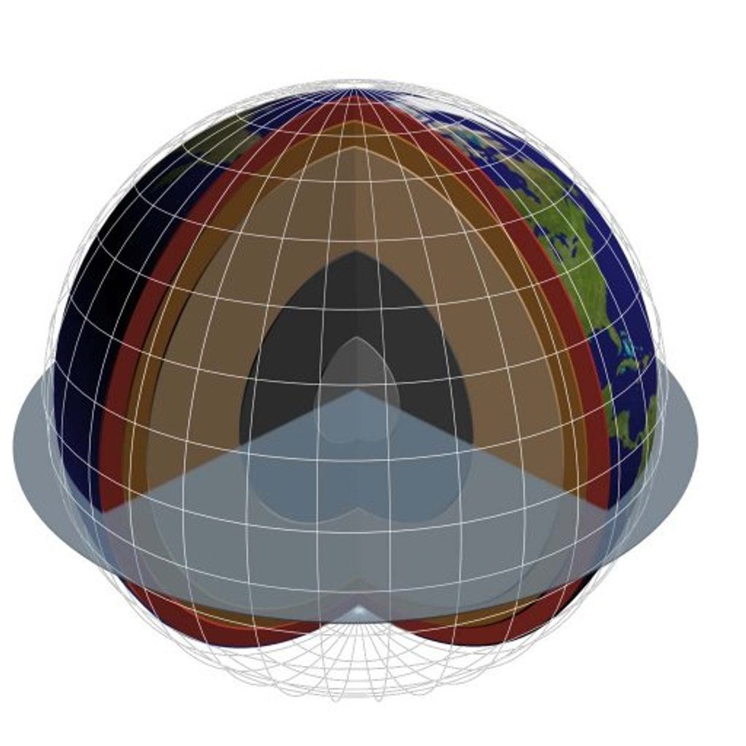 3d 3ds Planet Earth Inner Core