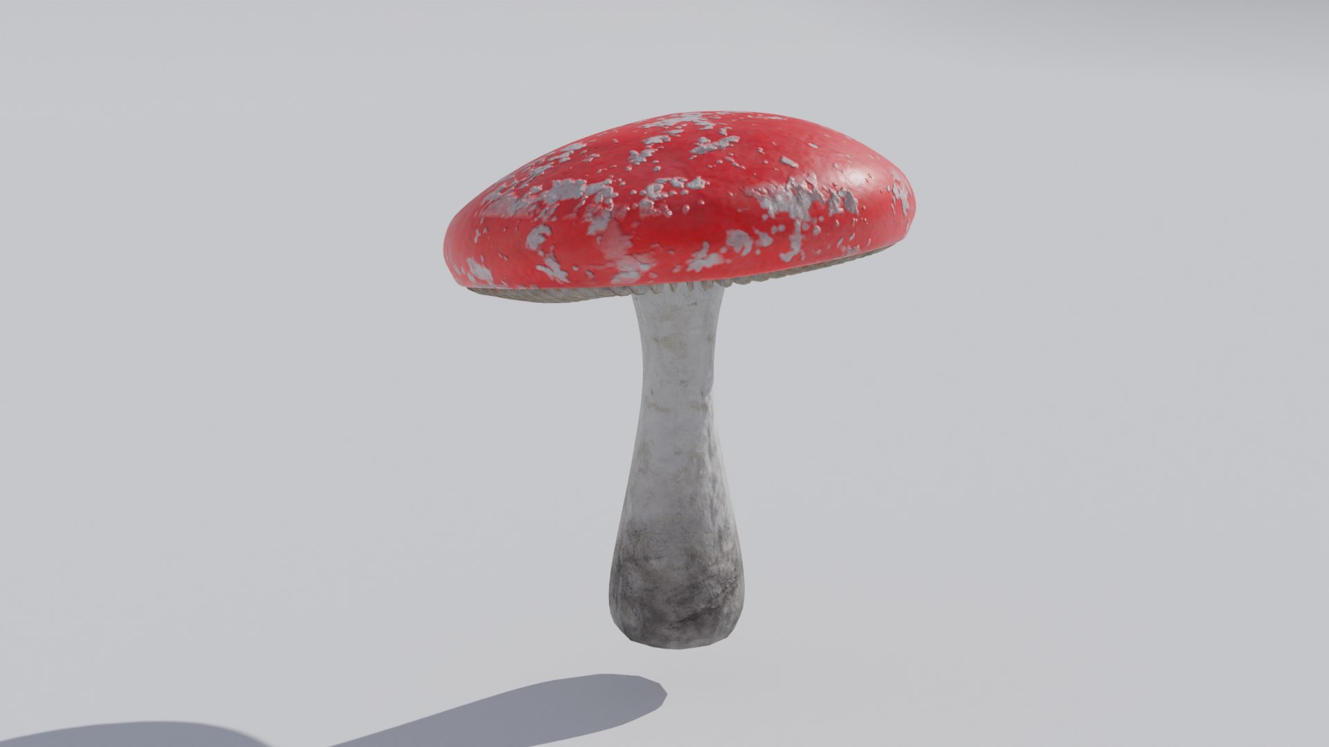 Fantasy Red Mushroom with 4K Textures model - TurboSquid 1961282