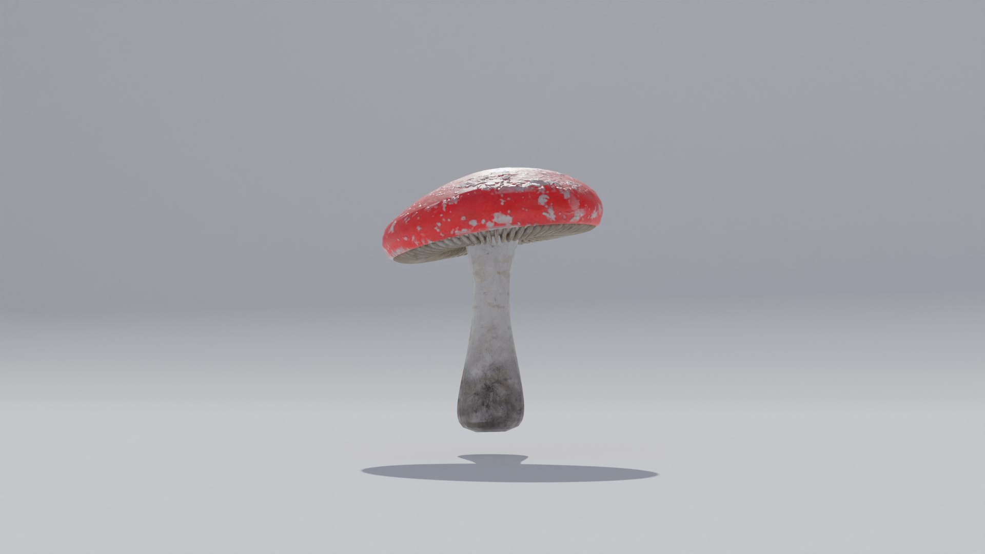 Fantasy Red Mushroom with 4K Textures model - TurboSquid 1961282