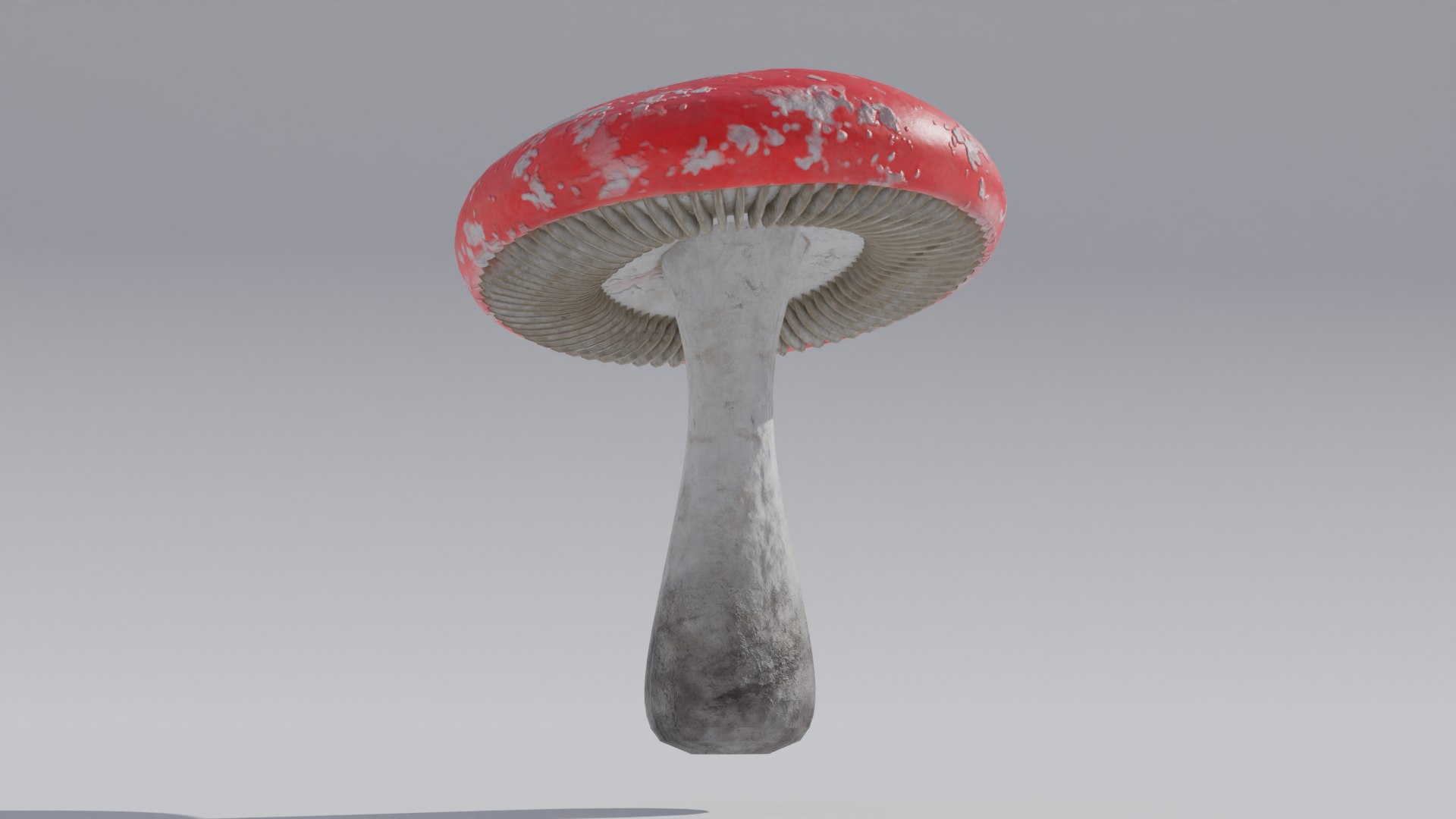 Fantasy Red Mushroom with 4K Textures model - TurboSquid 1961282