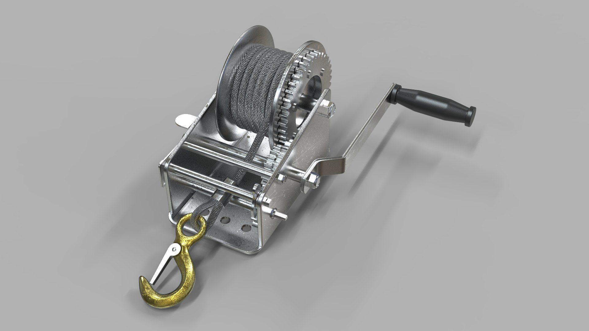 Manual Winch 3D Model - TurboSquid 1716992