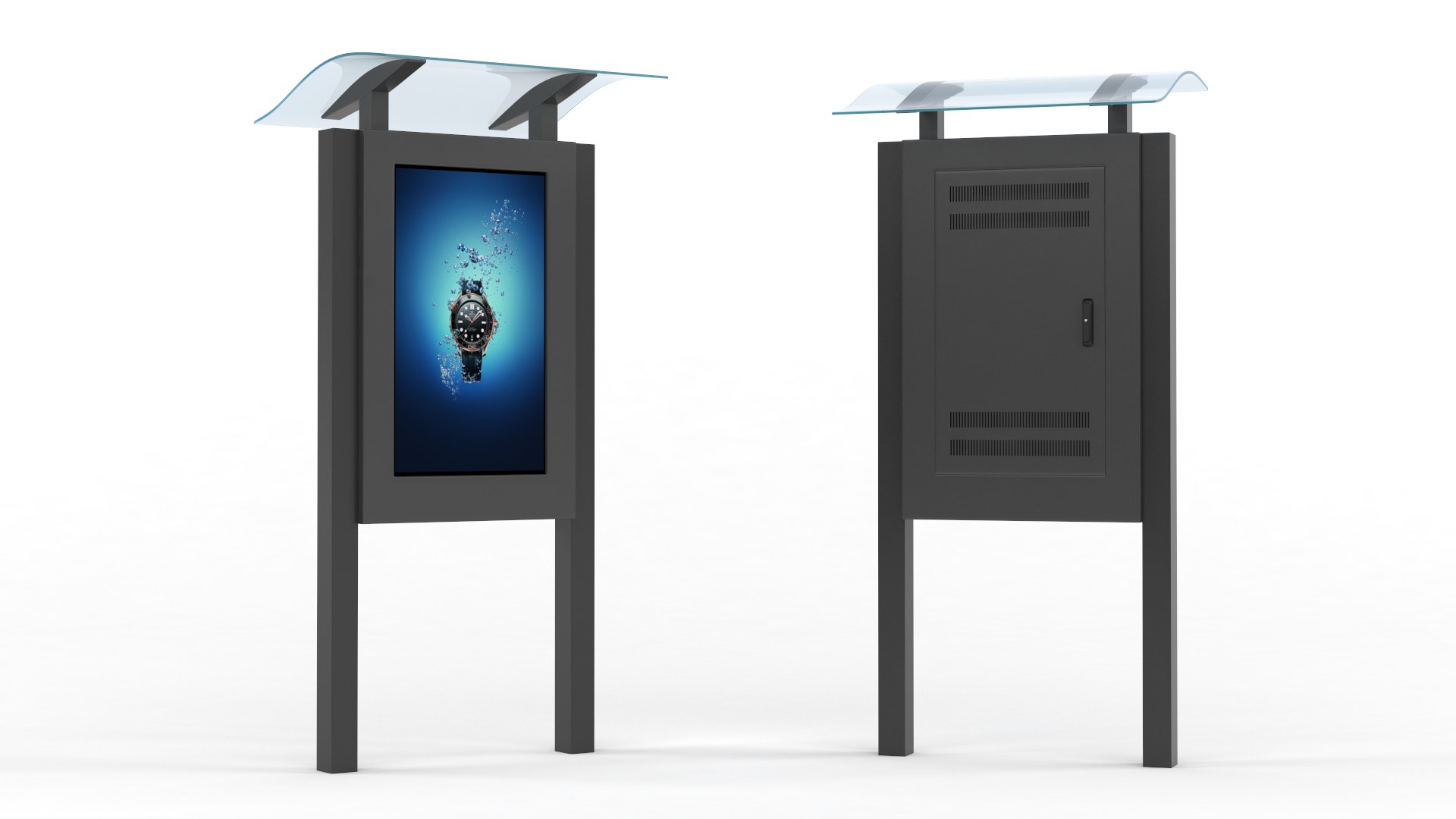 3D Electronic Kiosk Model - TurboSquid 2240395