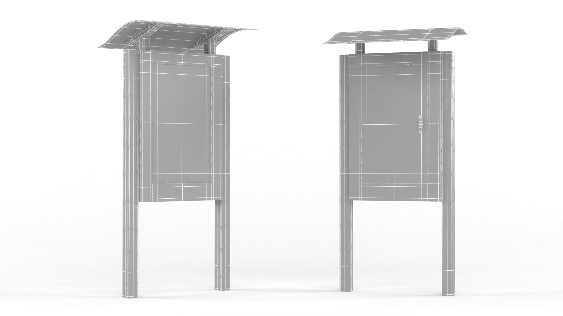 3D Electronic Kiosk Model - TurboSquid 2240395