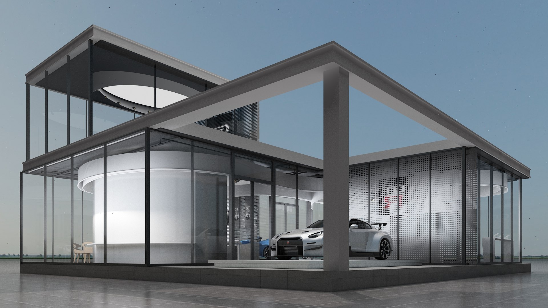 Car Showroom 01 3D - TurboSquid 2089127