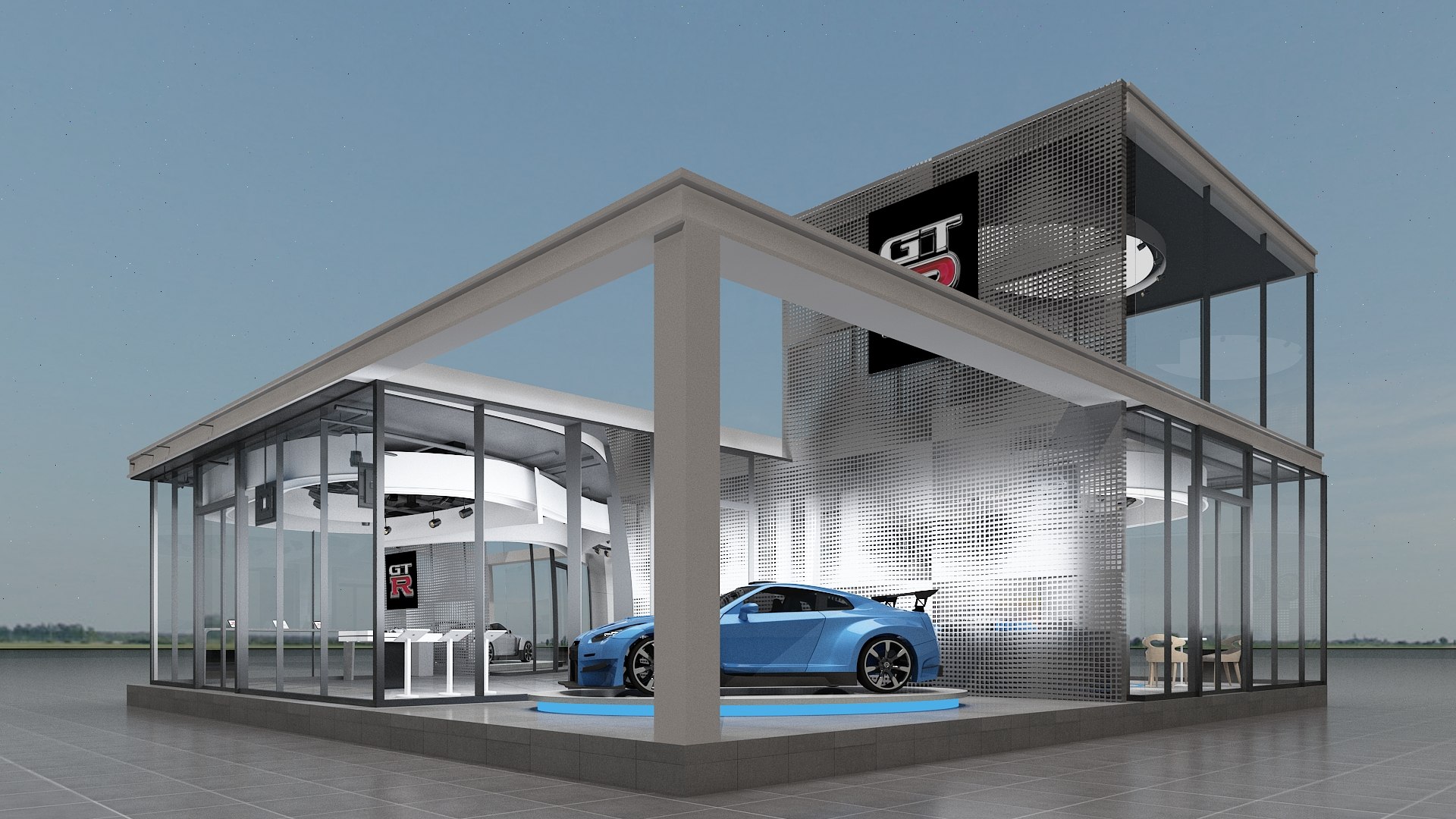 Car Showroom 01 3D - TurboSquid 2089127
