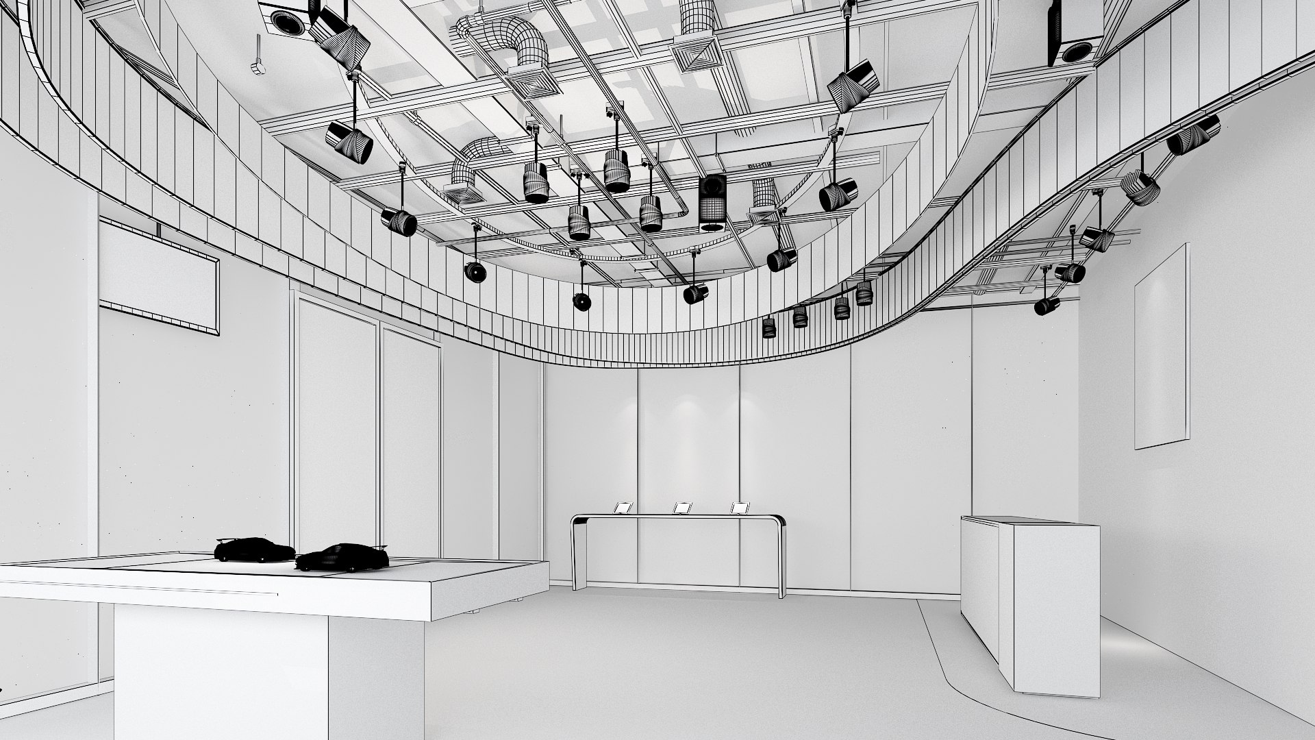 Car Showroom 01 3D - TurboSquid 2089127