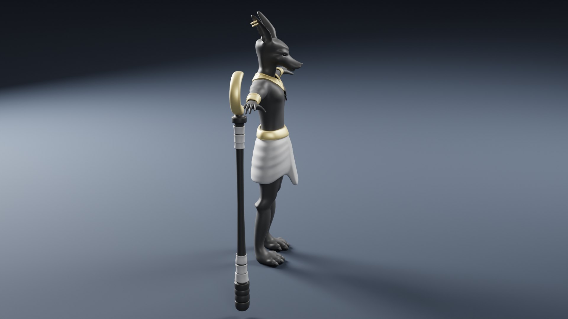 Anubis Toon Character 3D Model - TurboSquid 2081772