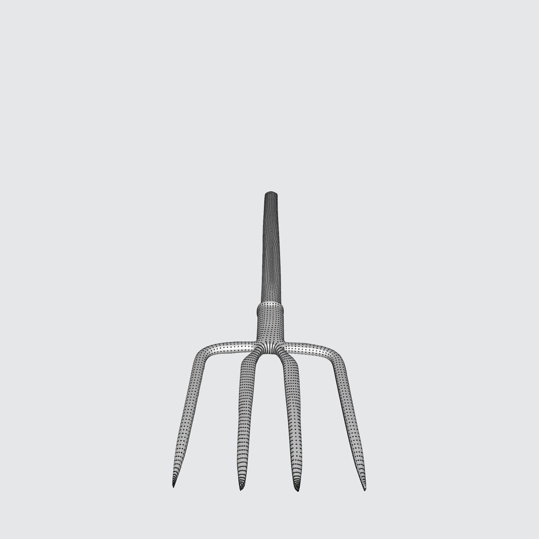 3D Traditional Pitchfork Model - TurboSquid 2269553