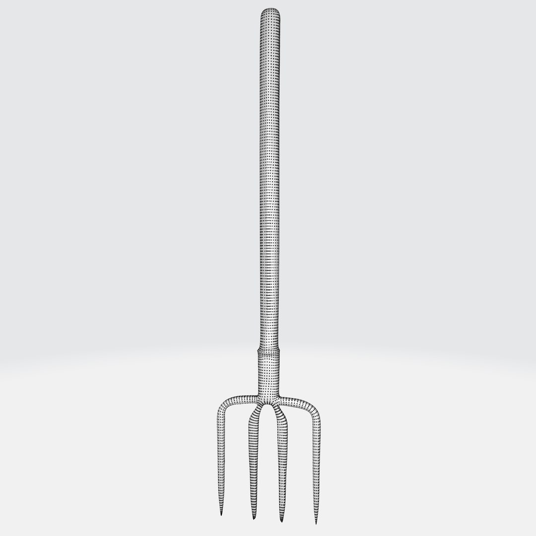 3D Traditional Pitchfork Model - TurboSquid 2269553