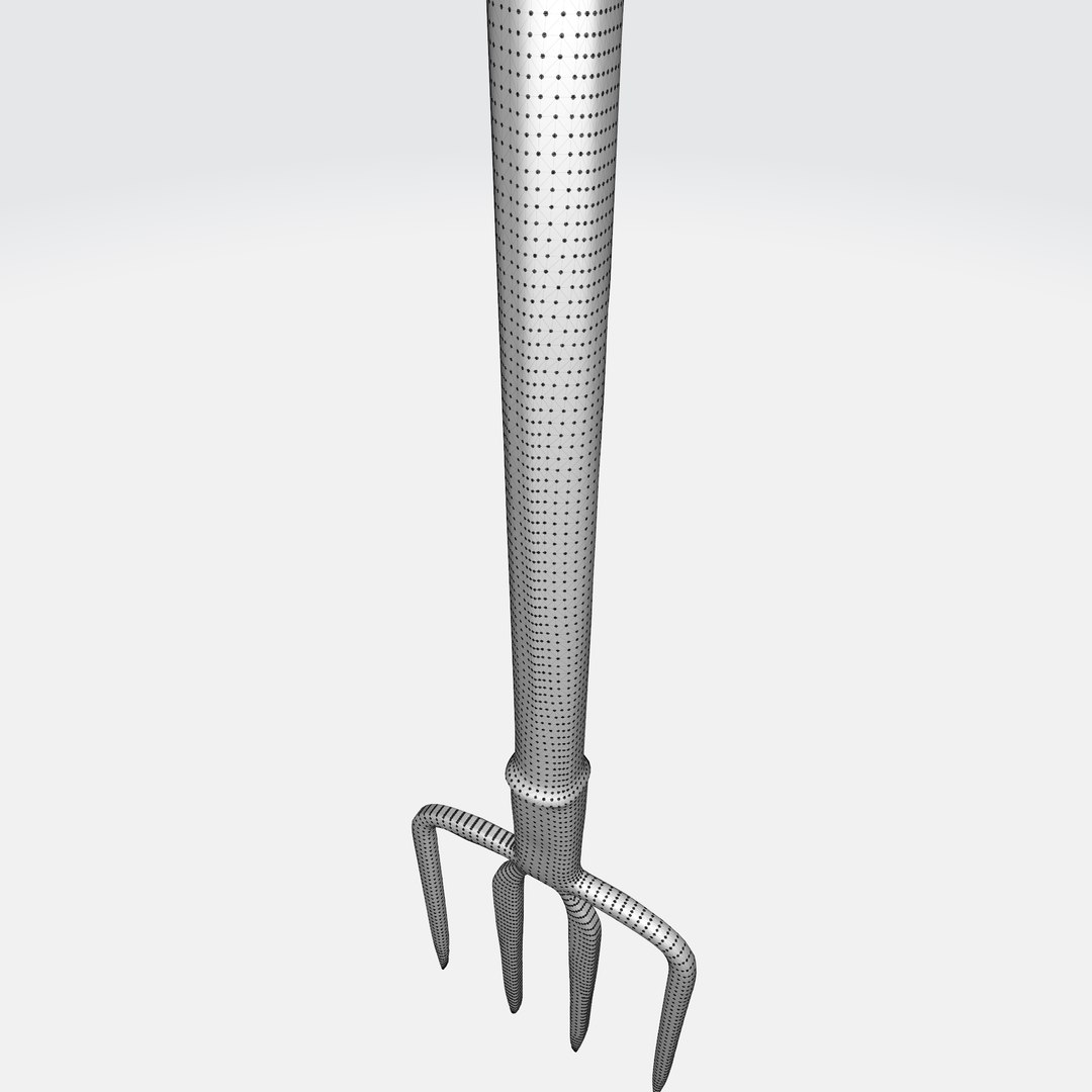 3D Traditional Pitchfork Model - TurboSquid 2269553