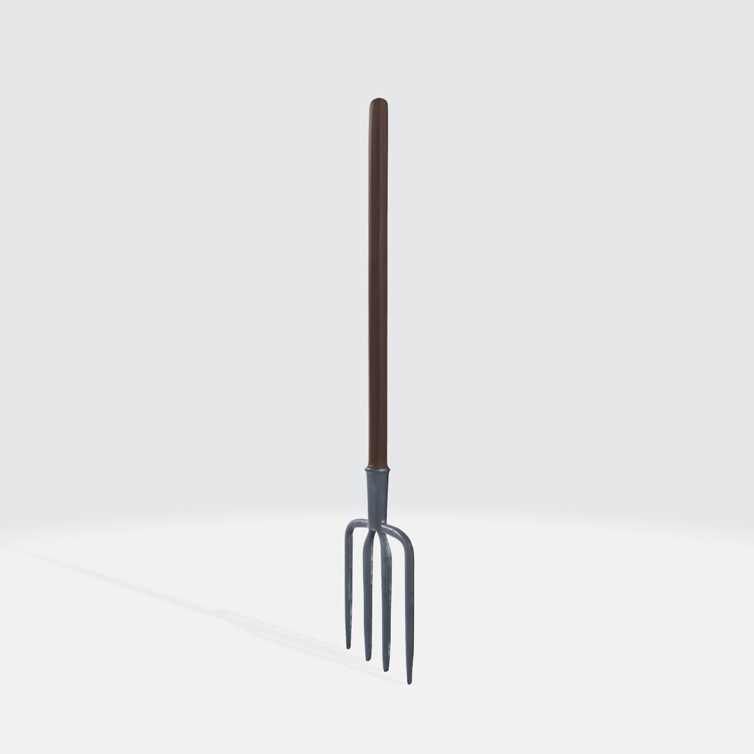 3D Traditional Pitchfork Model - TurboSquid 2269553