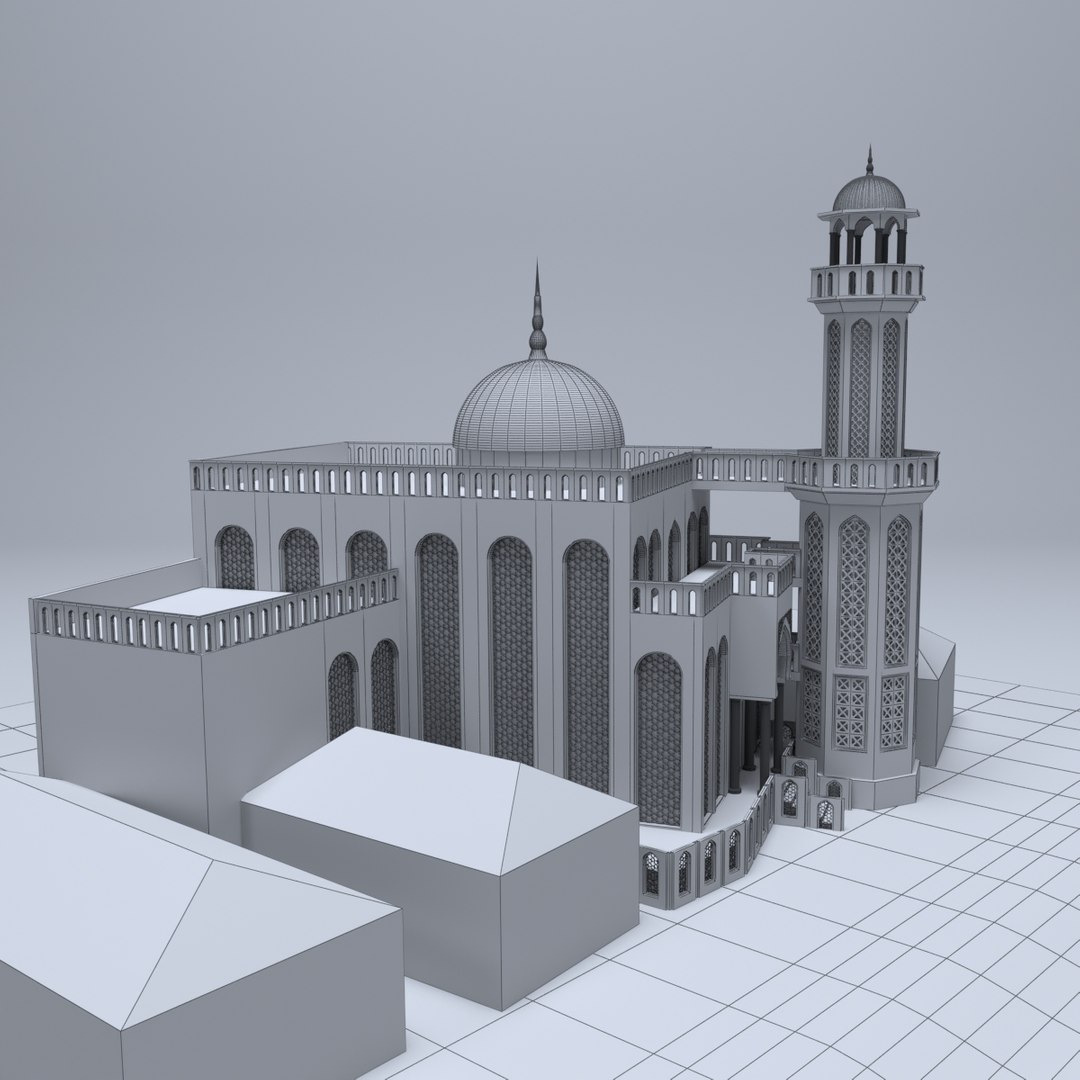 Mosque 3D Model - TurboSquid 1558570