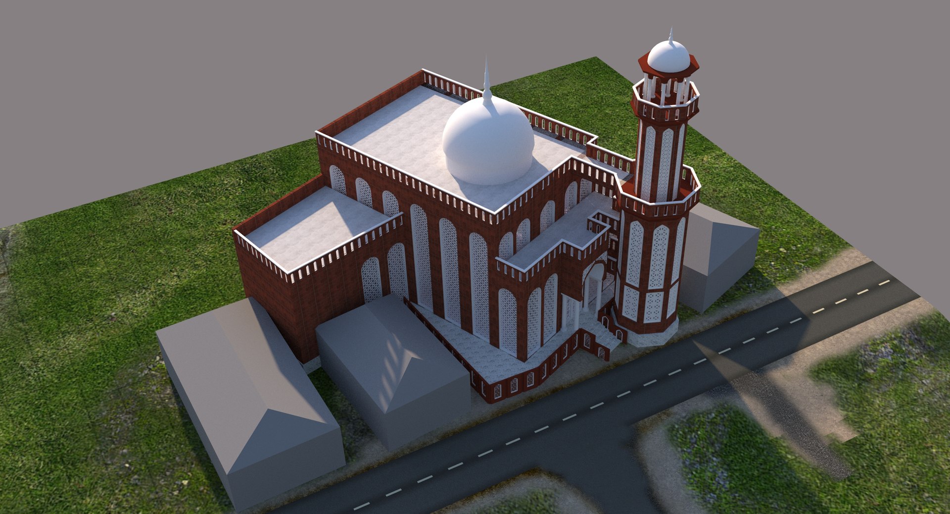 Mosque 3D Model - TurboSquid 1558570