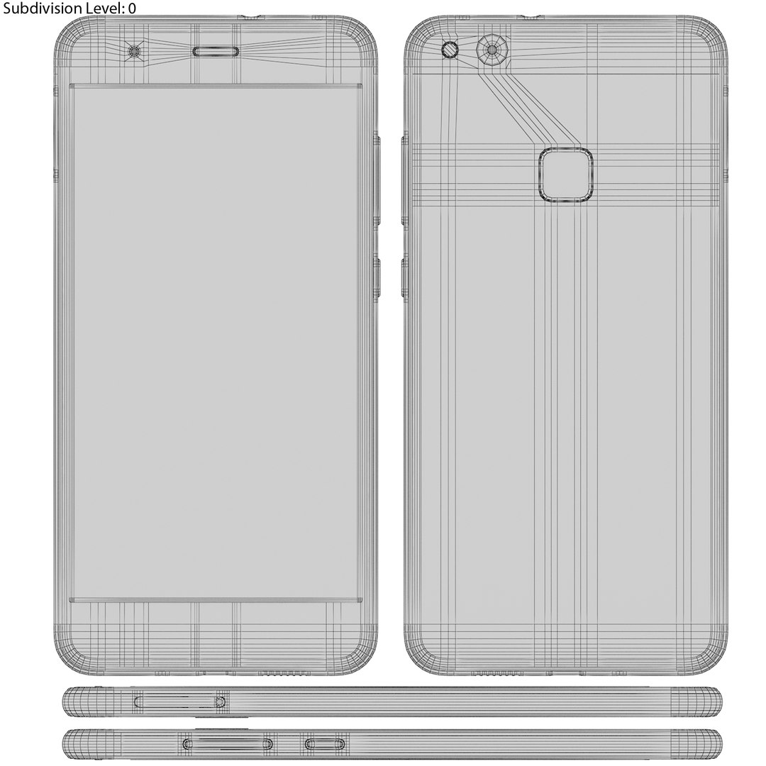3d Realistic Huawei P10 Lite