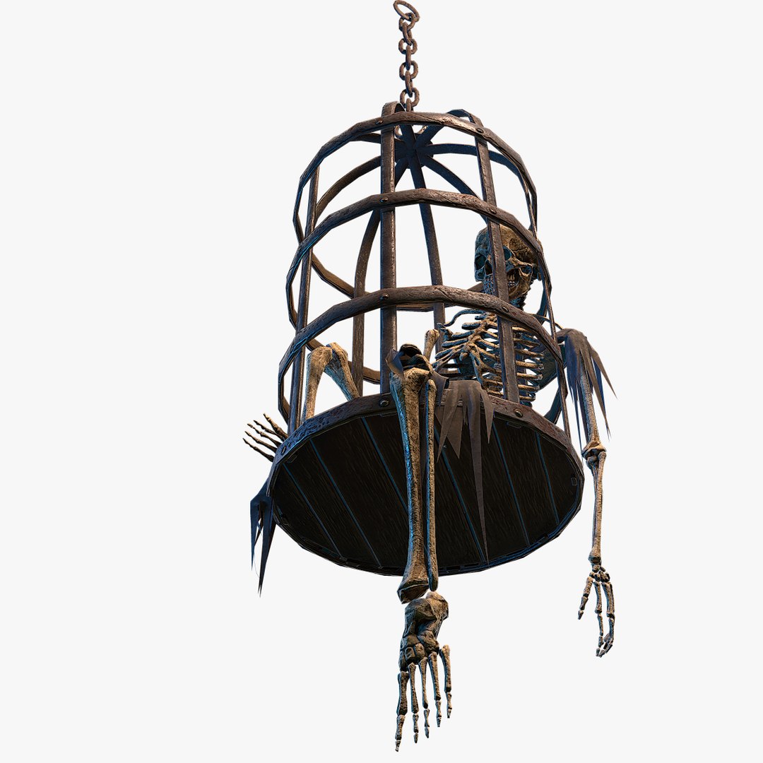 3D Cage Skeleton - TurboSquid 1331085