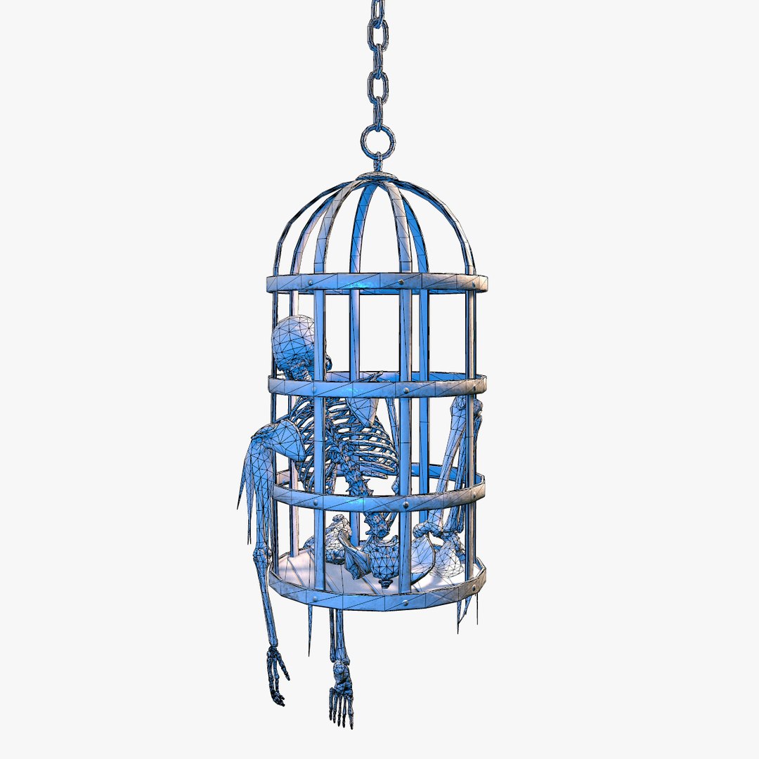 3D Cage Skeleton - TurboSquid 1331085